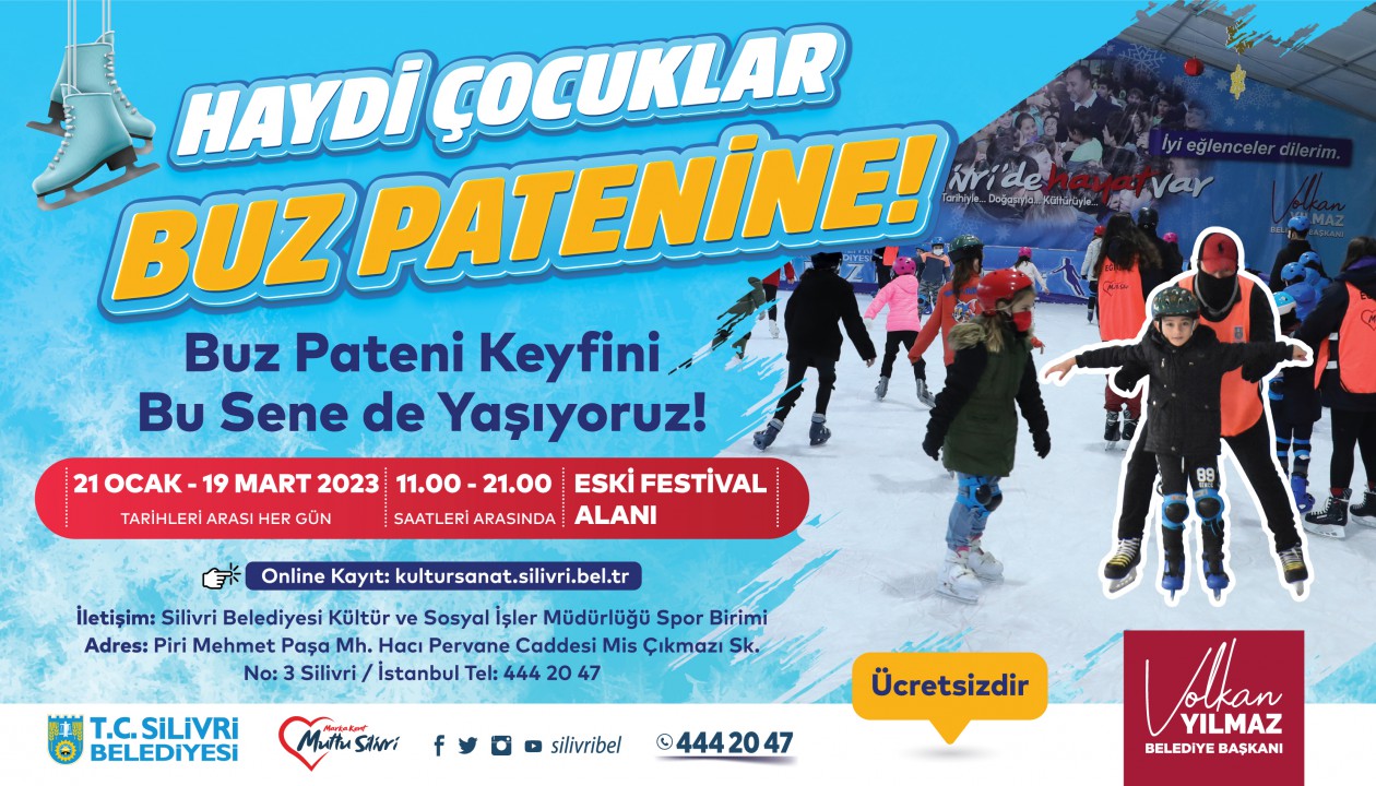 SİLİVRİ’DE BUZ PATENİ HEYECANI BAŞLIYOR | silivri.bel.tr